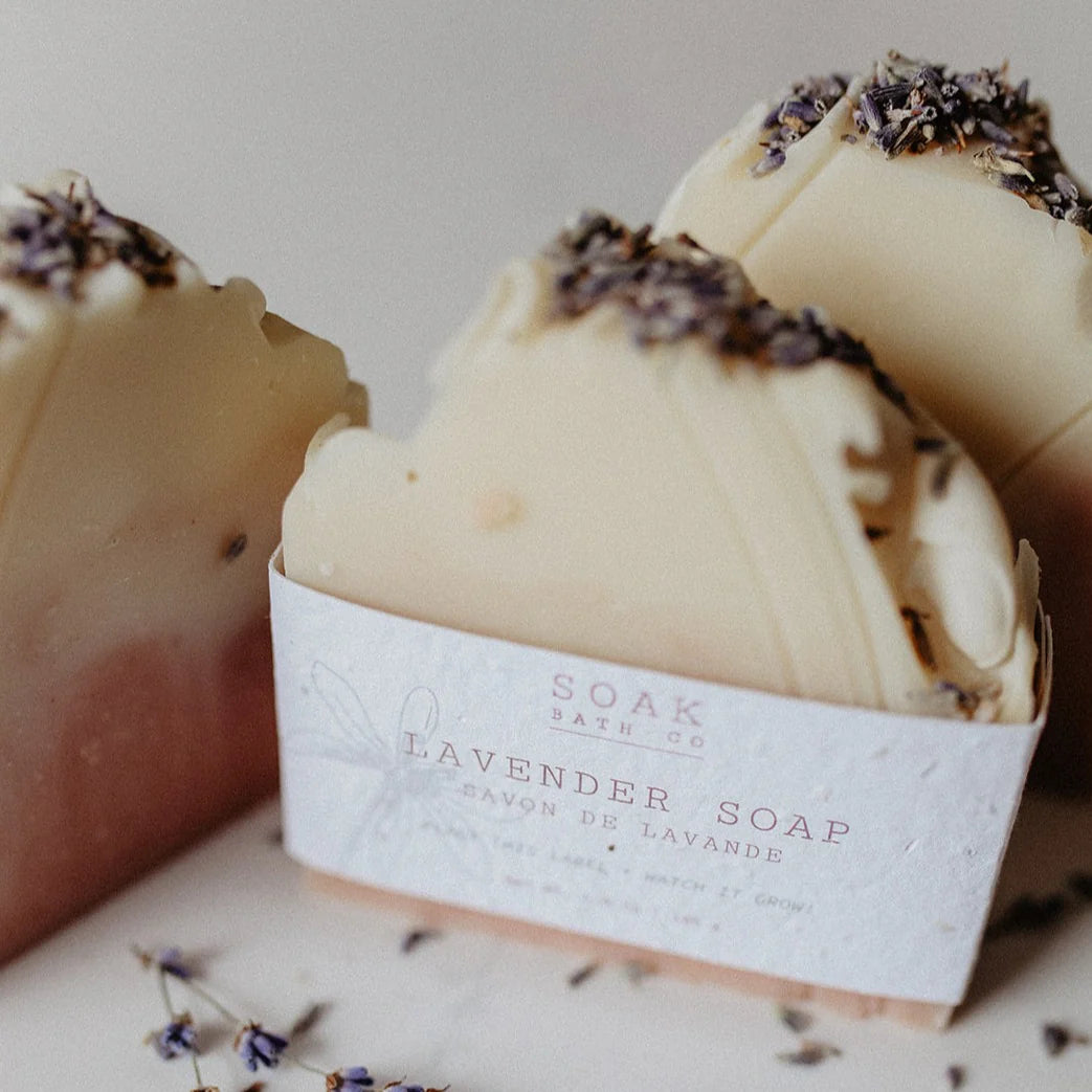 SOAK Bath Co | Lavender Soap Bar – The Banff Trading Post