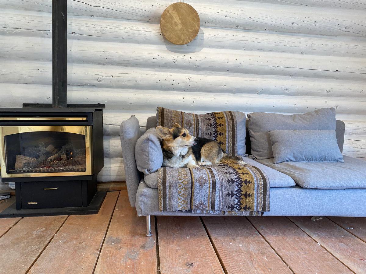 Buffalo Cross Blanket - Badlands – The Banff Trading Post